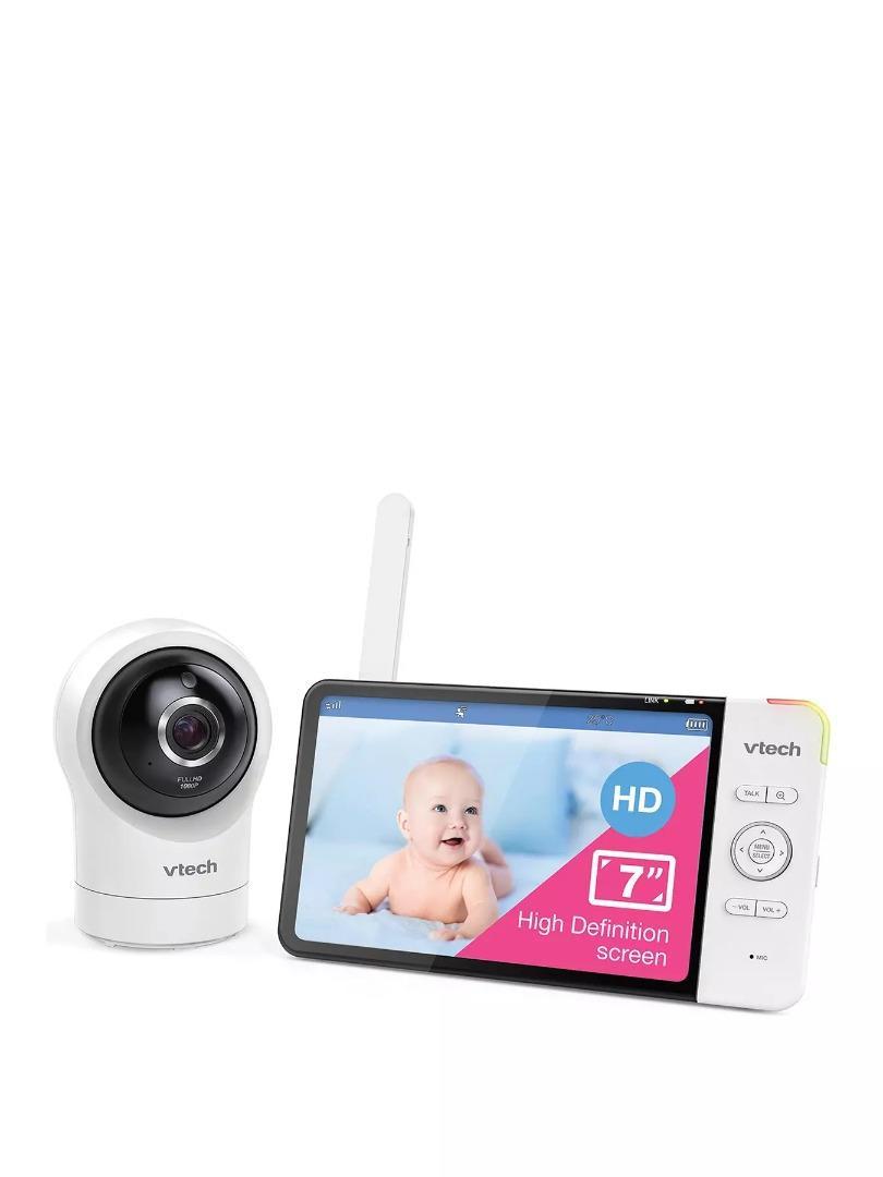 Vtech RM7764HD Digital WiFi Video Baby Monitor 7in Screen Infrared Nig