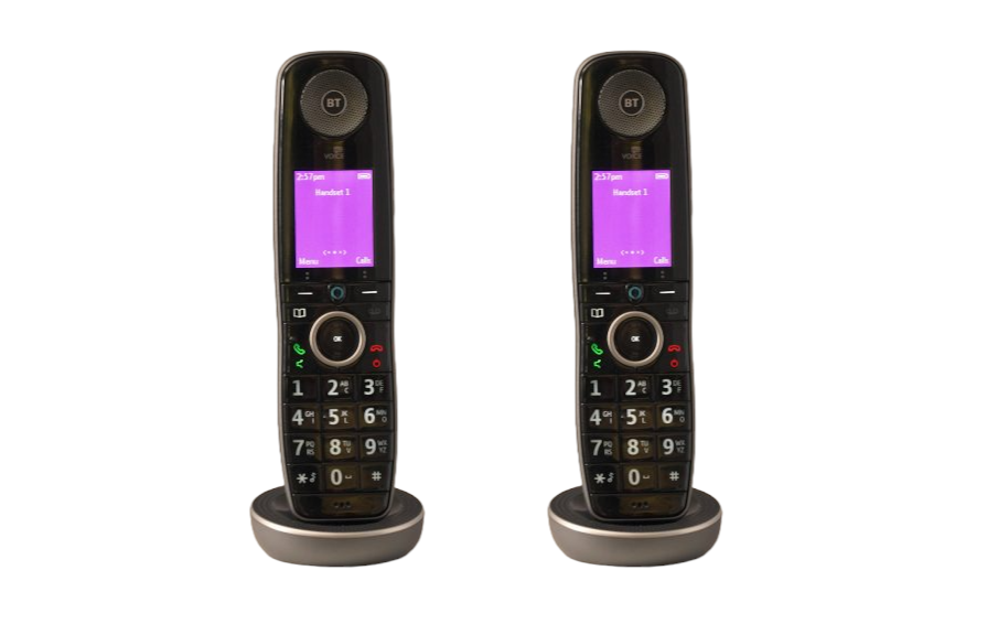 BT Digital Voice Advanced Twin Cordless Home Phone With Alexa Built-In