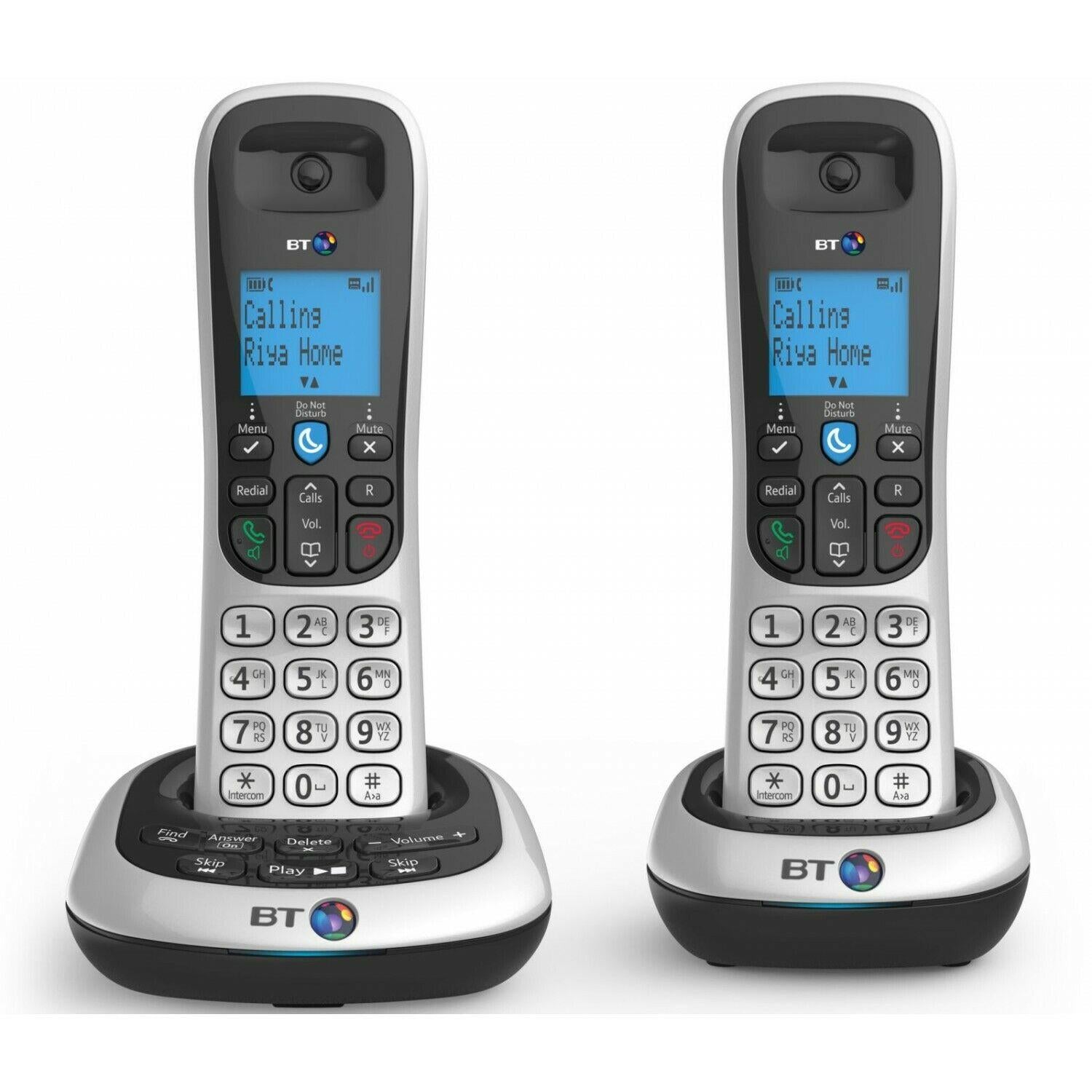 BT 2700 Twin Digital Cordless Home Phone Nuisance Call Blocker Speaker