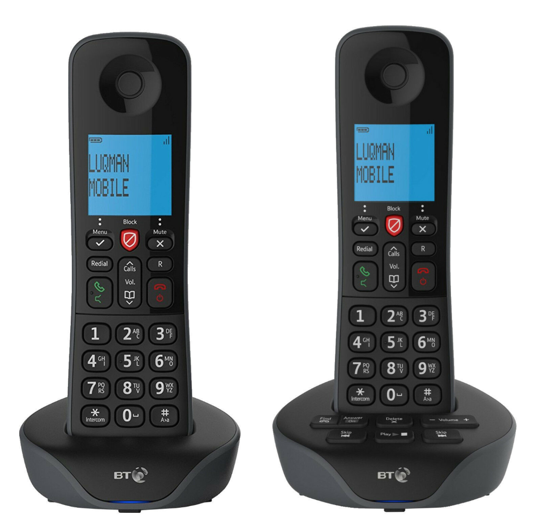 BT Essential X Twin Digital Cordless Phone With Nuisance Call Blocker