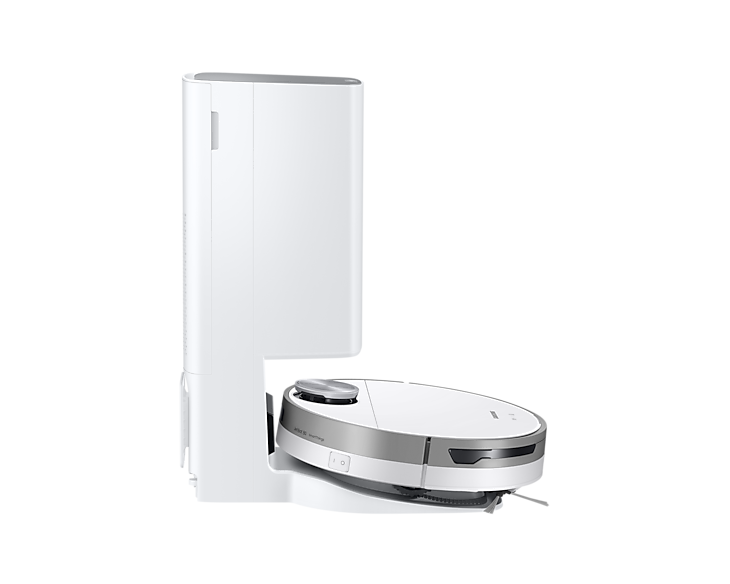 Samsung Robot Vacuum Jet Bot+ With Built-In Clean Station White VR30T8