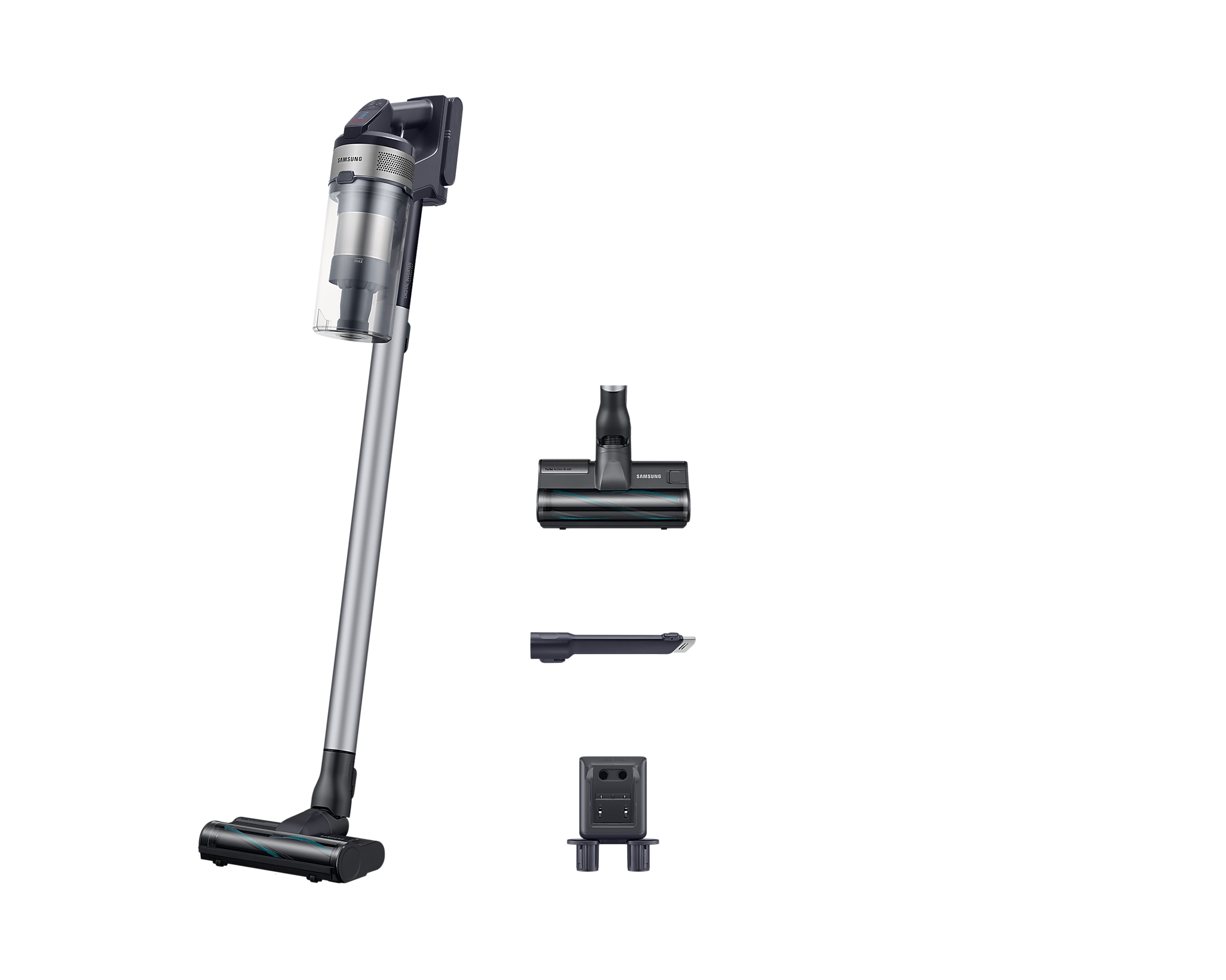 Samsung Jet 75 Black Cordless Stick Vacuum Cleaner Max 200W Power VS20